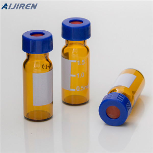 2ml 9mm screw thread vials in brown with cap with high quality for hplc ...